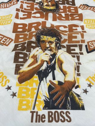 Vintage Bruce Springsteen Bandana The Boss Rare Find | #69943443